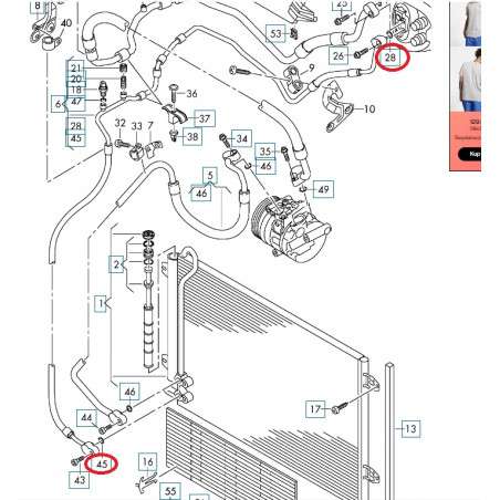 ORING KLIMATYZACJI 3D0260749C - 9,5X2,5