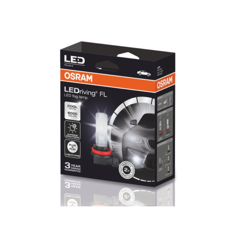 OSRAM LED H8 / H11 / H16 - KOMPLET 2 SZTUKI 6000K